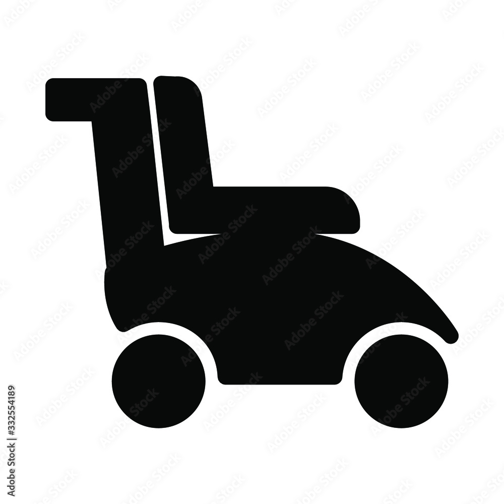 Wheelcair icon , science hospital profesional , template design logo ...