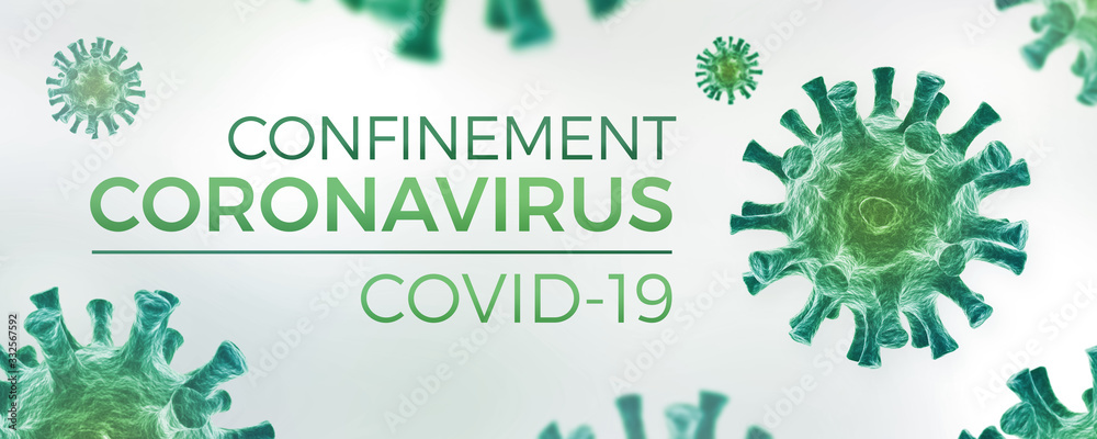 Confinement Coronavirus COVID-19 Stock Illustration | Adobe Stock