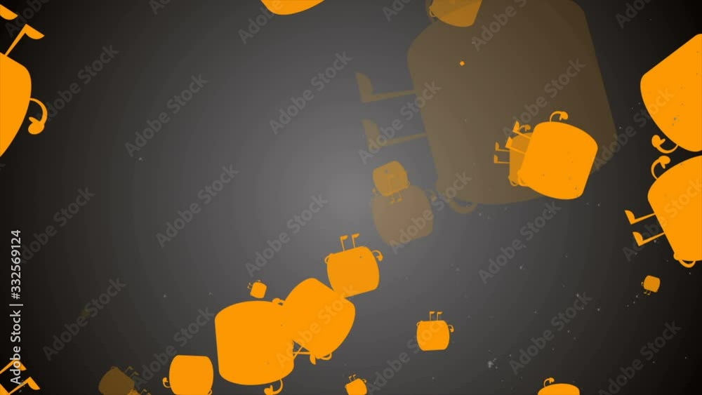 Toilet Roll illustration background animation. Toilet paper emoji ...
