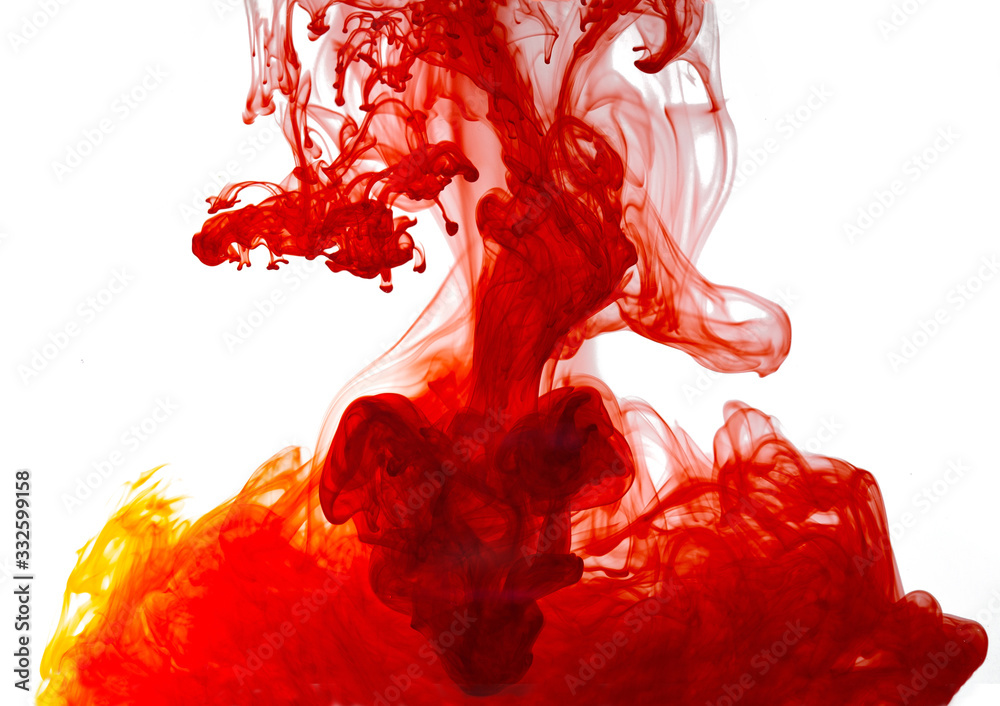 food coloring in water, Solubility of color in water, Watercolor or ink ...