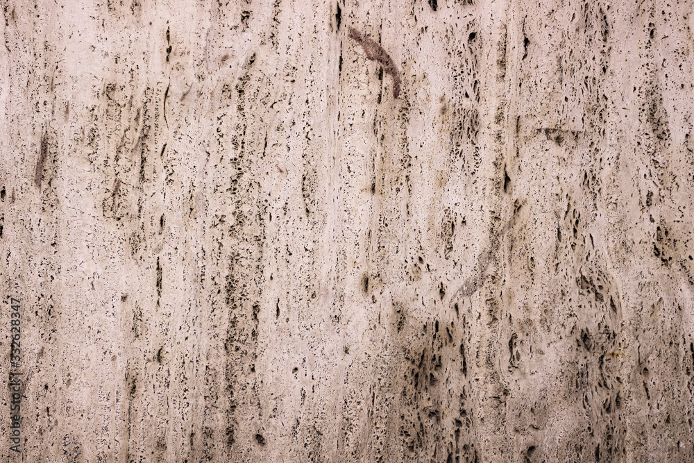 Rome, Italy - Texture, pattern, background. Marble slab, travertine ...