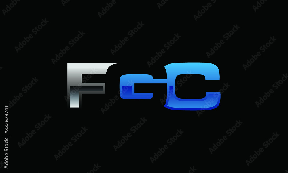 FGC Letter Color Vector Logo Design Inspirations Stock Vector | Adobe Stock