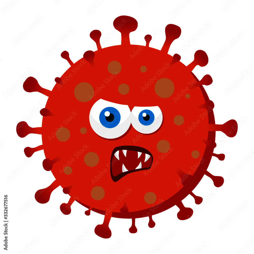 Corona Cartoon Stock Vector | Adobe Stock