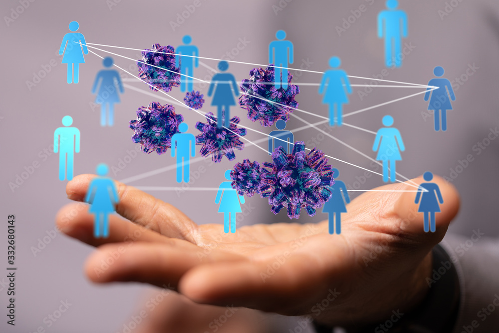 Virus Covid 19-NCP. nCoV denoted Stock Photo | Adobe Stock