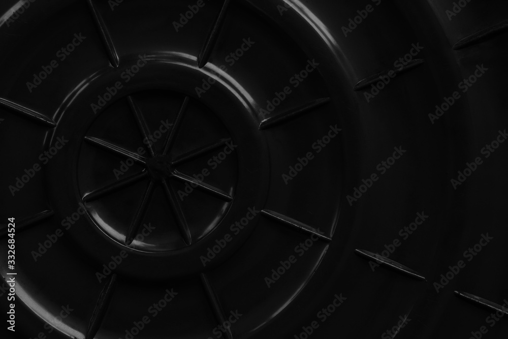 circle and line black plastic texture background lighting and shadow ...