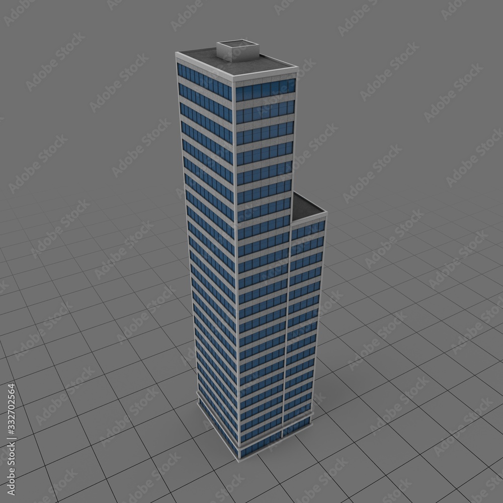 Office building Stock 3D asset | Adobe Stock