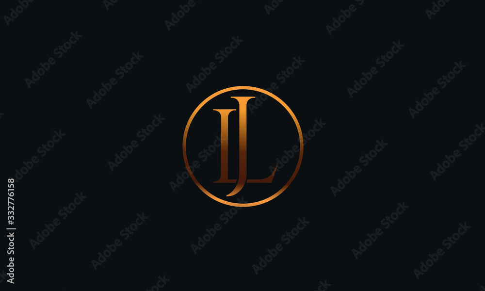 LJ JL J L Letter Logo Alphabet Design Template Vector Stock Vector ...