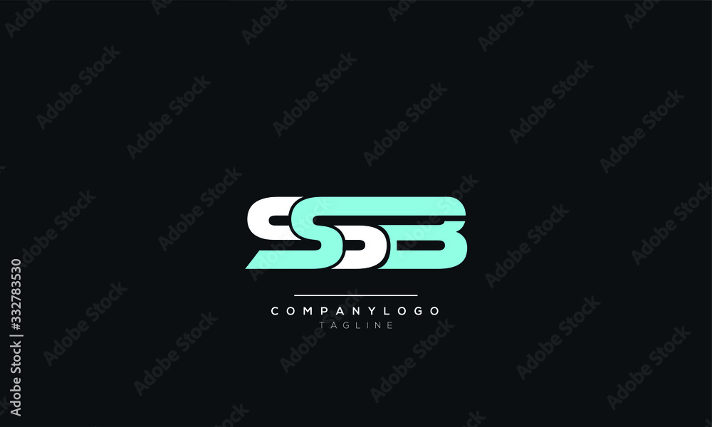 SSB alphabet letter icon logo design Stock Vector | Adobe Stock