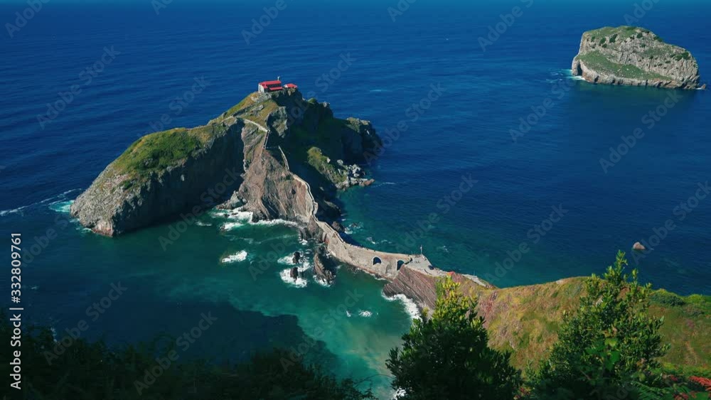 Cinemagraph / seamless video loop of the famous castle San Juan de ...