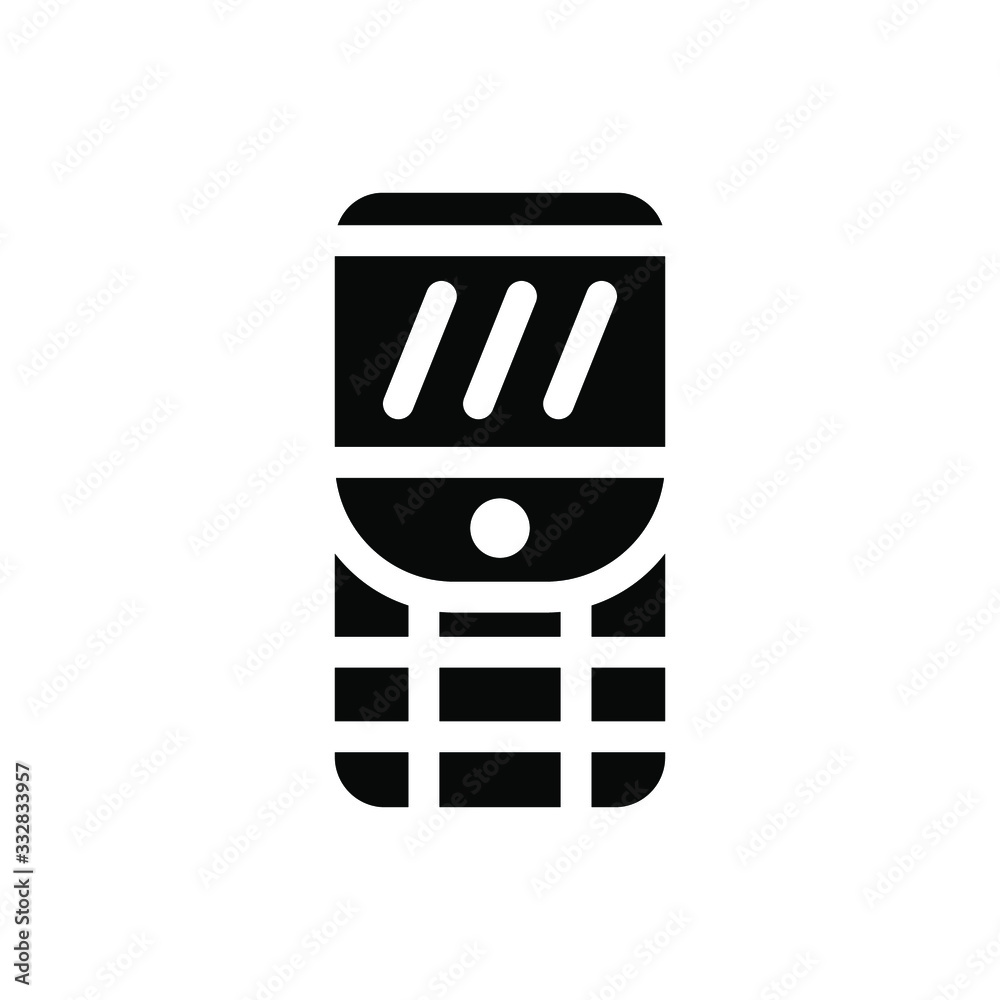 Mobile phone icon, vector design emblem isolated illustration , logo ...