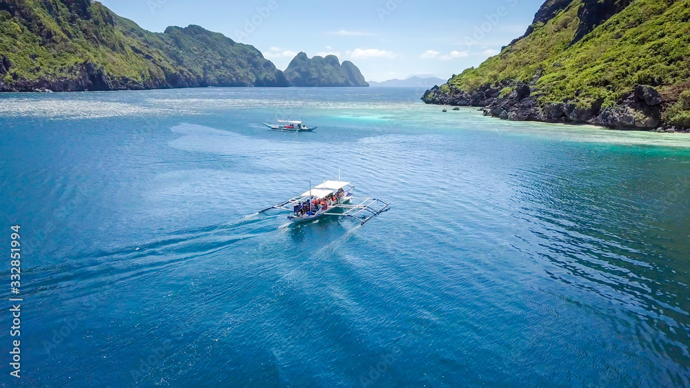 Coastal Scenery of El Nido, Palawan Island, The Philippines, a Popular ...