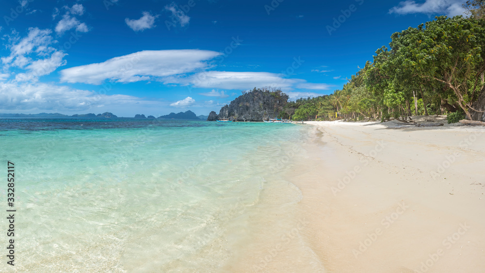 Coastal Scenery of El Nido, Palawan Island, The Philippines, a Popular ...