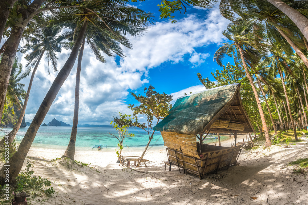 Coastal Scenery of El Nido, Palawan Island, The Philippines, a Popular ...