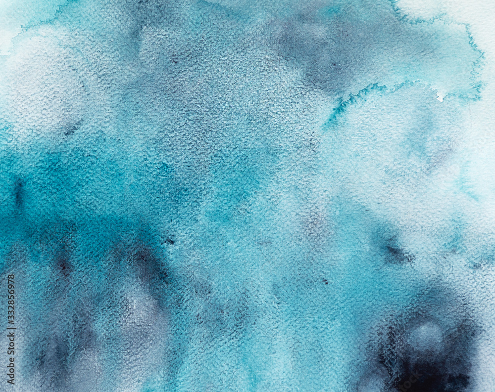 Abstract blue gray watercolor background, design element. Stock Photo ...