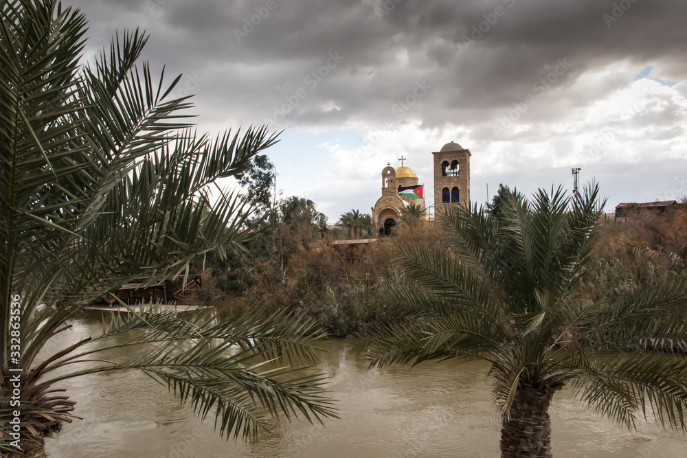 Qasr el Yahud near Jericho, according to tradition it is the place ...