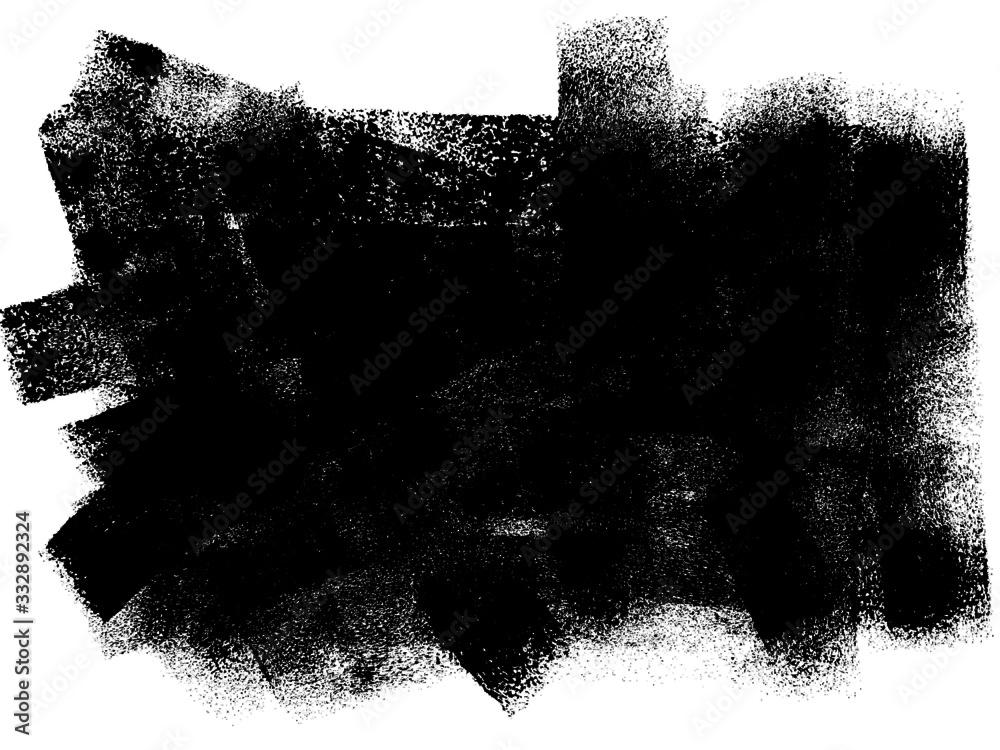 Grunge Roller Brush Stroke Paint Texture Background Stock Vector ...