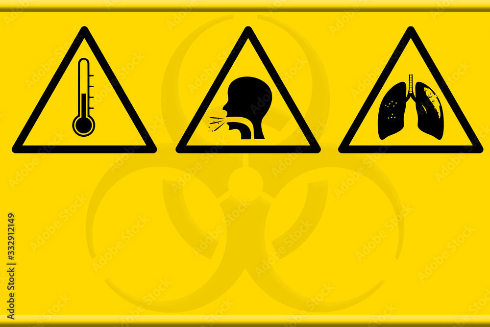 International biological hazard graphic symbol used during ...