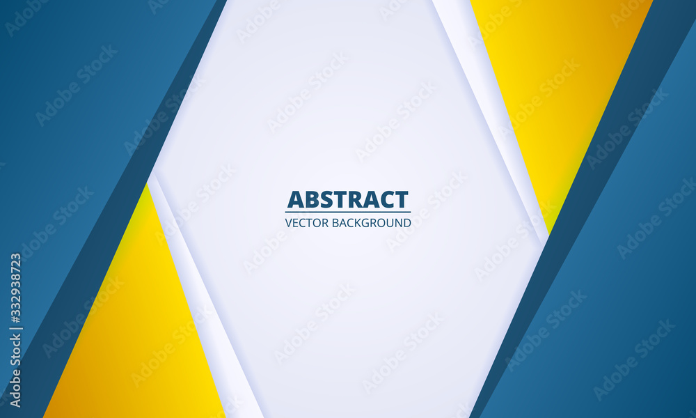 Abstract light background with colored gradient paper lines. Modern ...