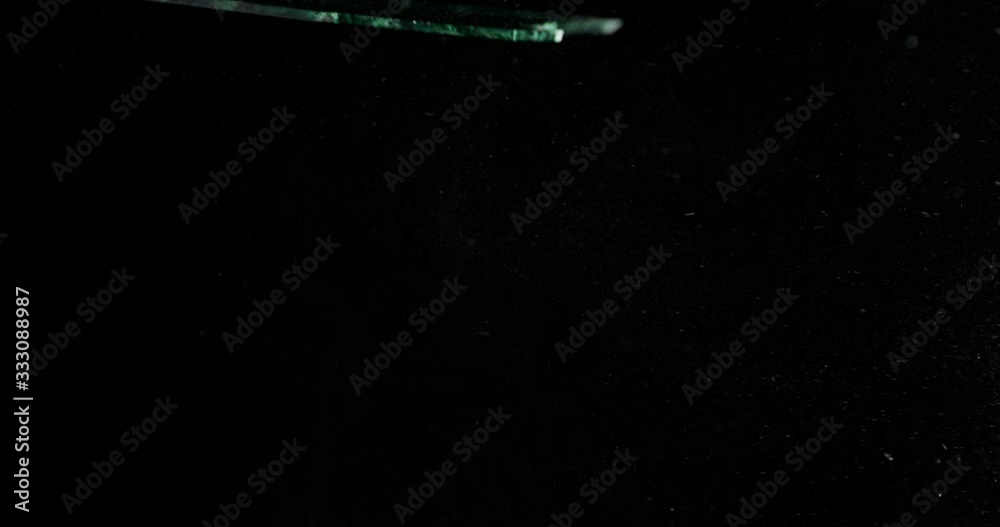 Broken cracks glass fracture effect texture isolated abstract black ...