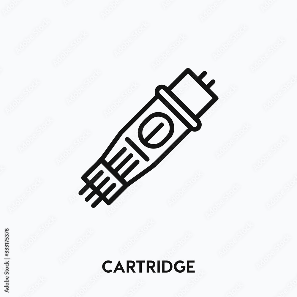 cartridge icon vector. cartridge sign symbol Stock Vector | Adobe Stock