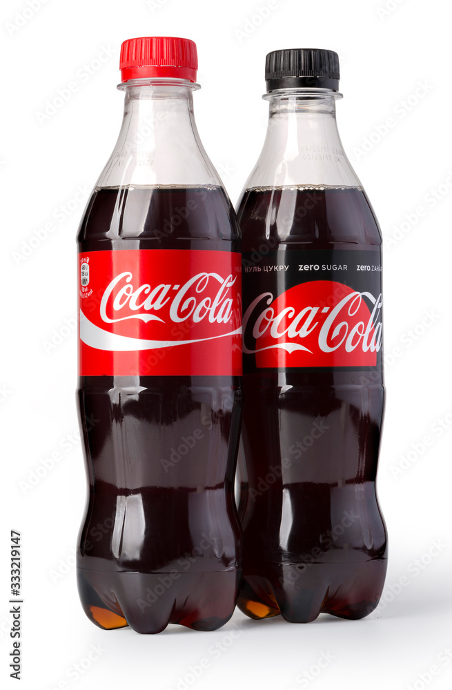 Coca-Cola Classic in a plastic bottle Stock Photo | Adobe Stock