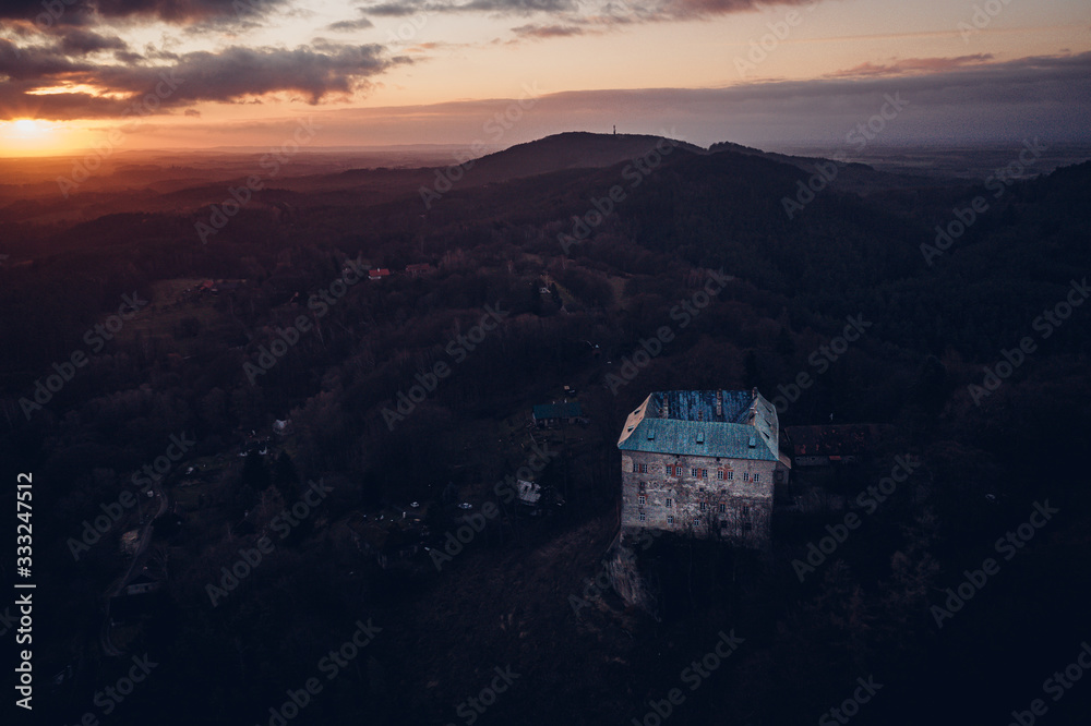 Houska Castle is an early Gothic castle. It is one of the best ...