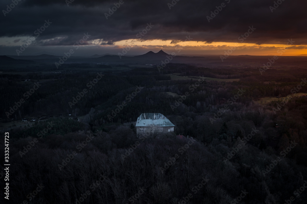 Houska Castle is an early Gothic castle. It is one of the best ...