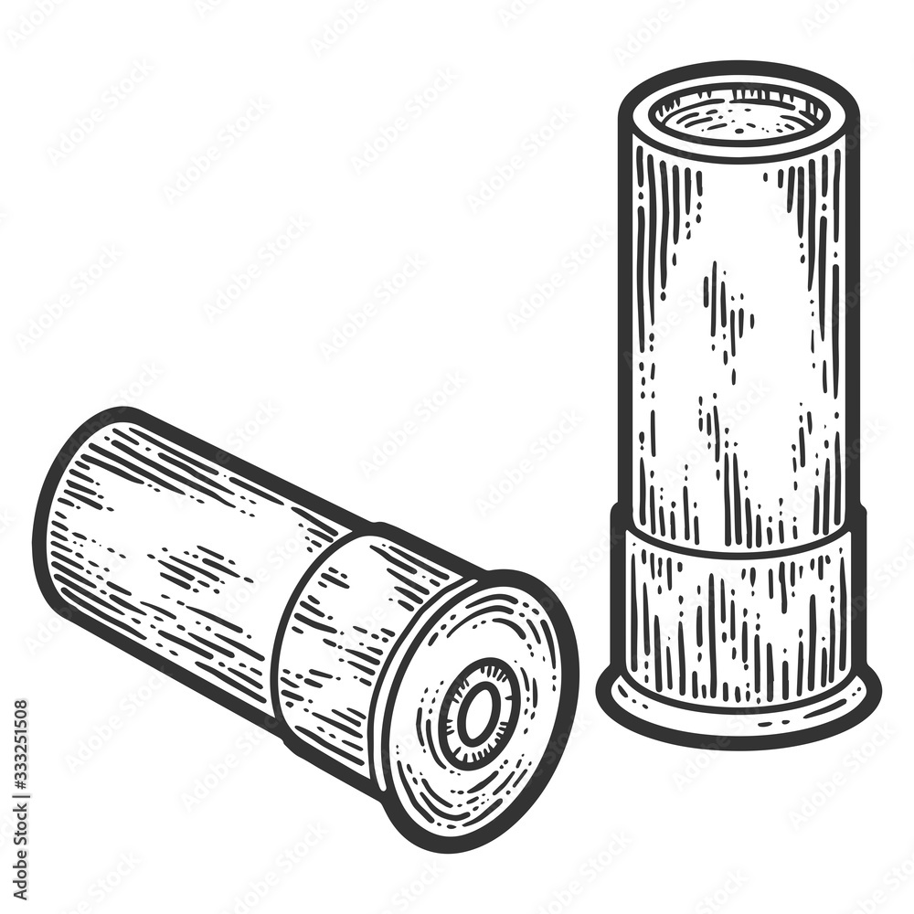Bullet Shell Drawings