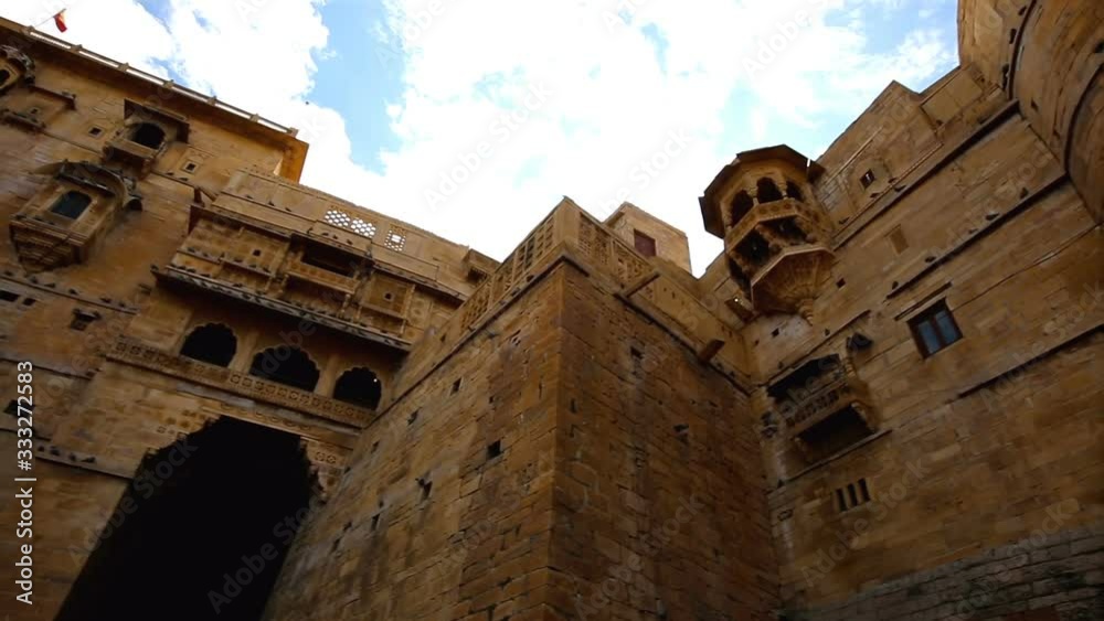 Jaisalmer Fort in India. Beautiful Ancient Indian fortification ...