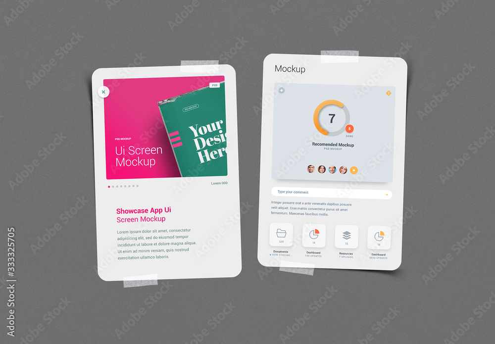 Presentation Showcase Mockup Stock Template | Adobe Stock