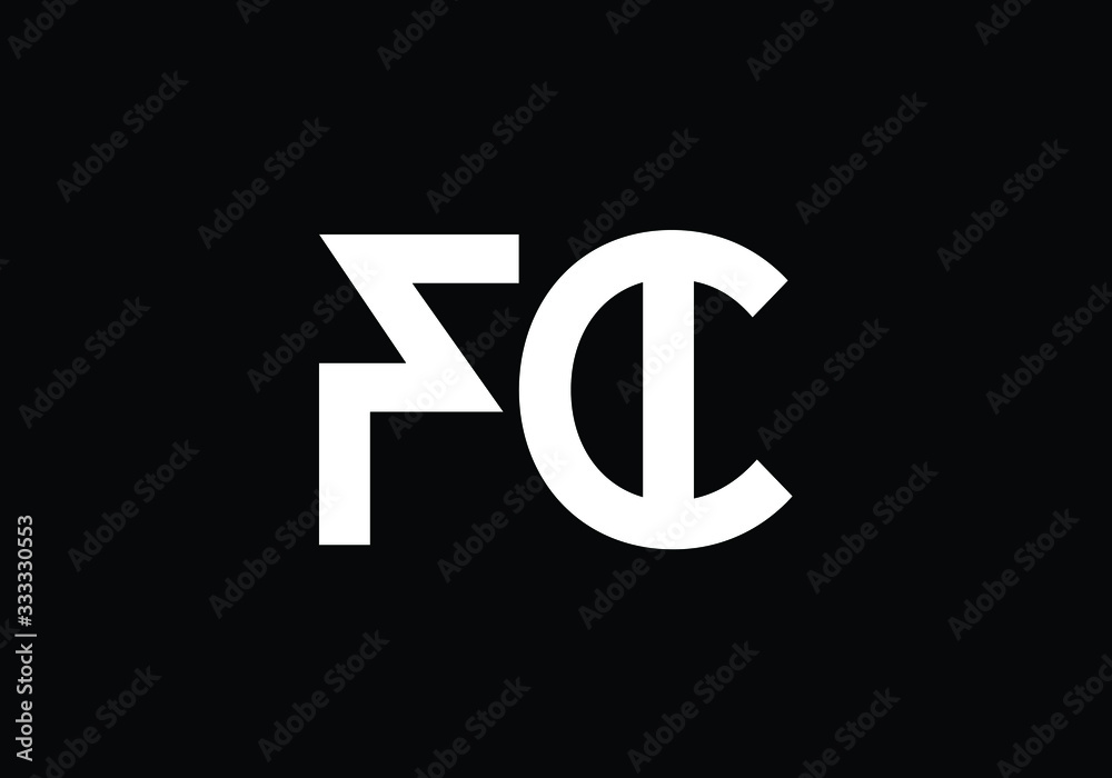 F C. FC Initial Letter Logo design vector template, Graphic Alphabet ...