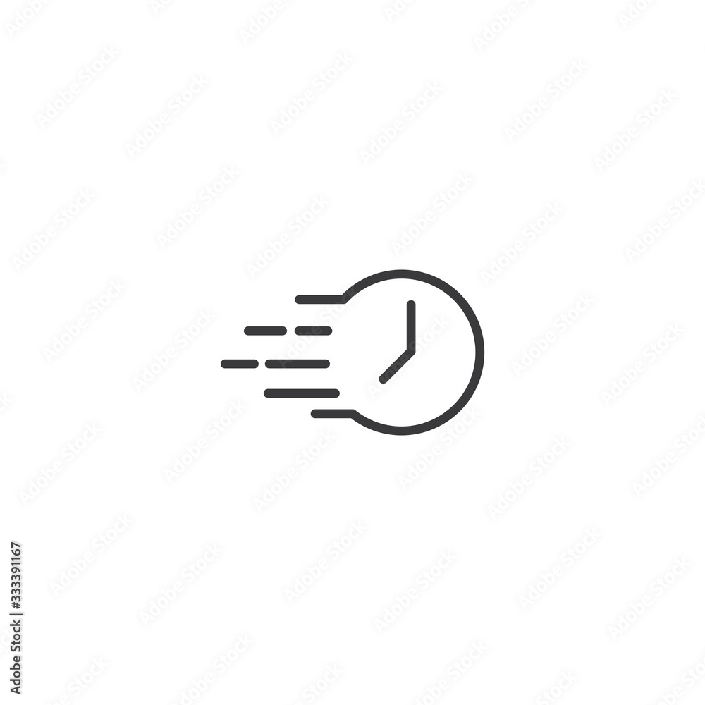Fast Time logo Stock Vector | Adobe Stock