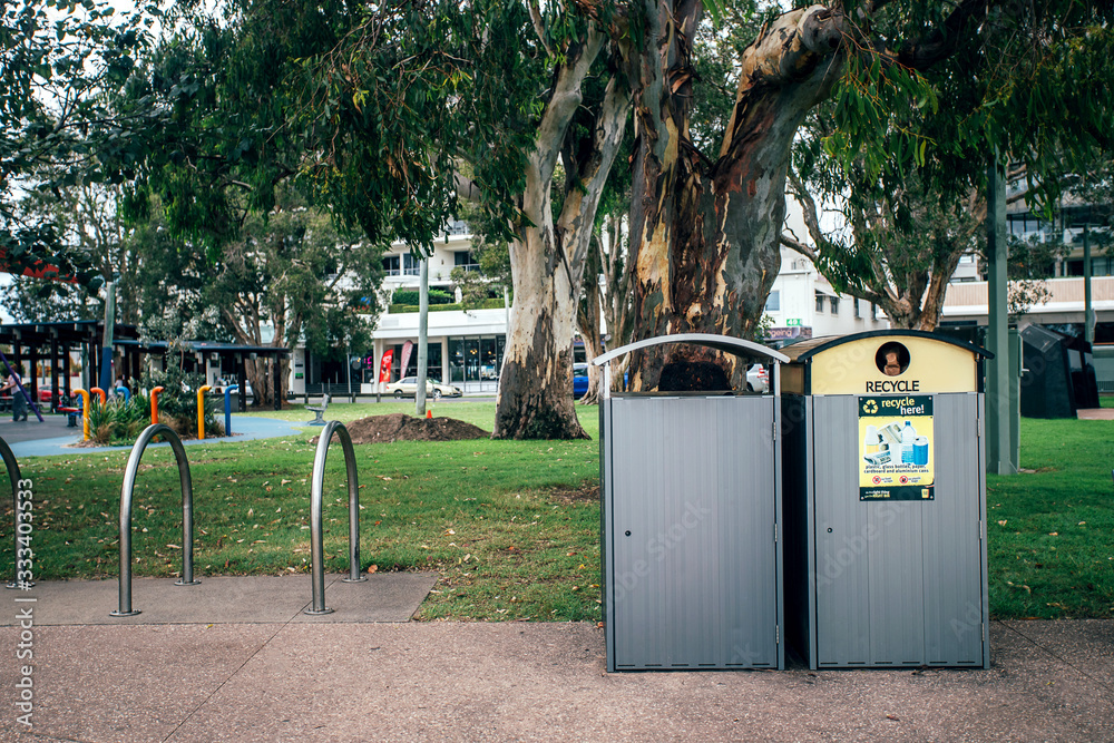 Australian rubbish bins for public place. Different Bins For Collection ...