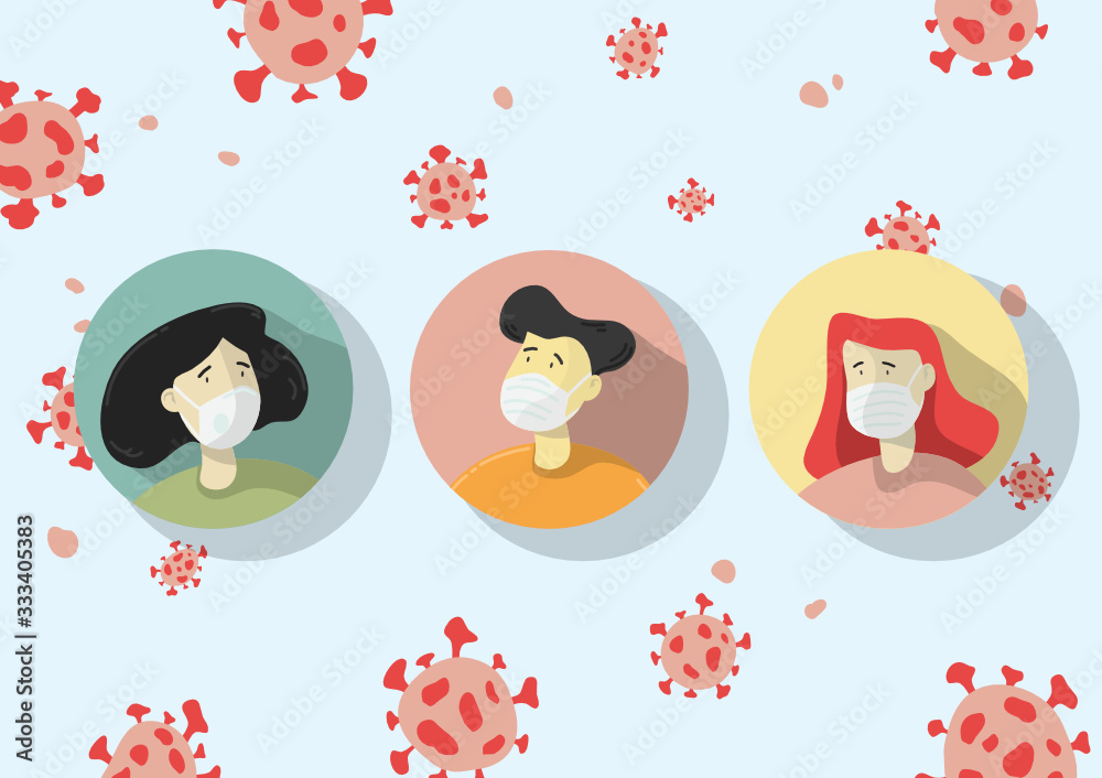 Covid-19 Coronavirus Concepts of Disease Interpretation With Cartoons ...