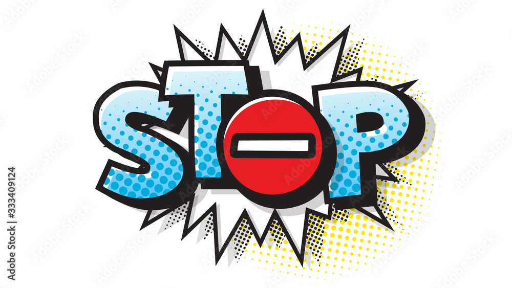 stop, no, sign hand drawn pictures effects. Template comics speech ...