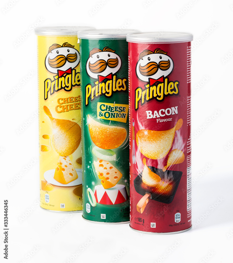 Pringles is a brand of potato snack chips Stock Photo | Adobe Stock