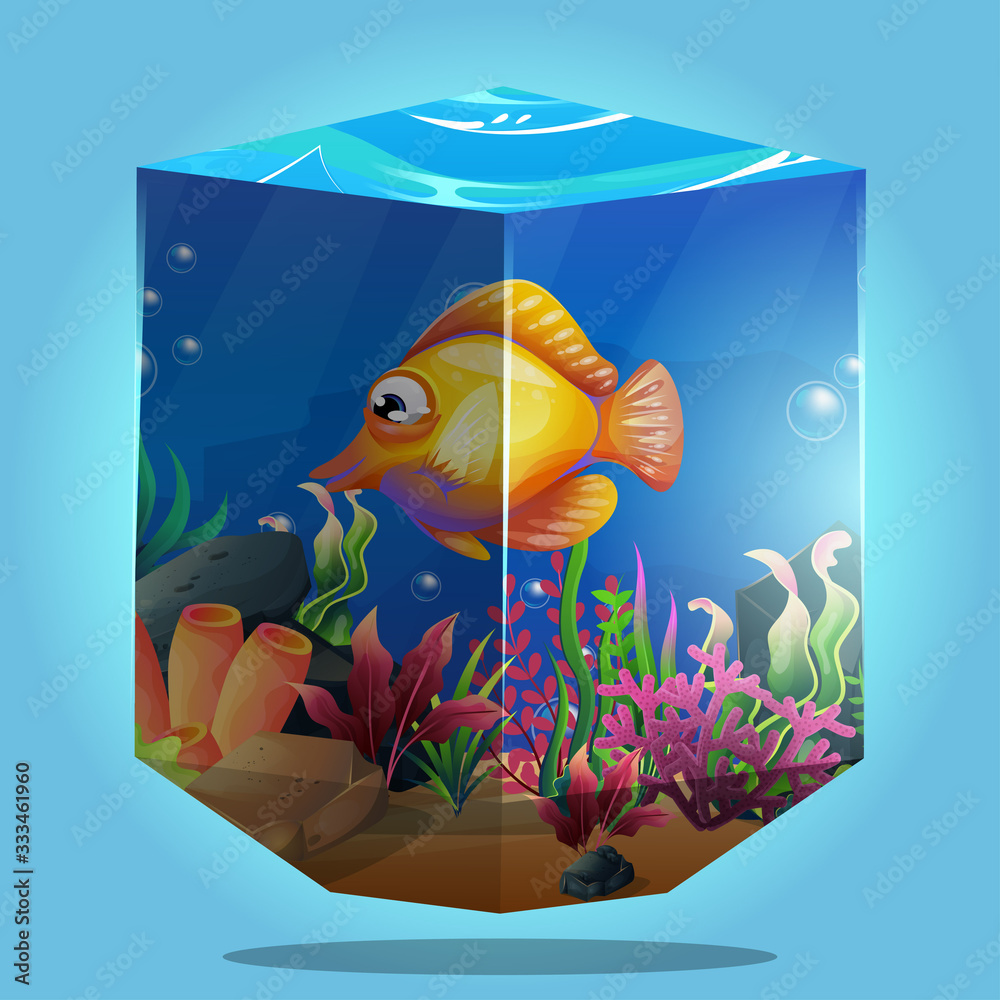 beautiful marine life with various types of coral reefs and colorful ...