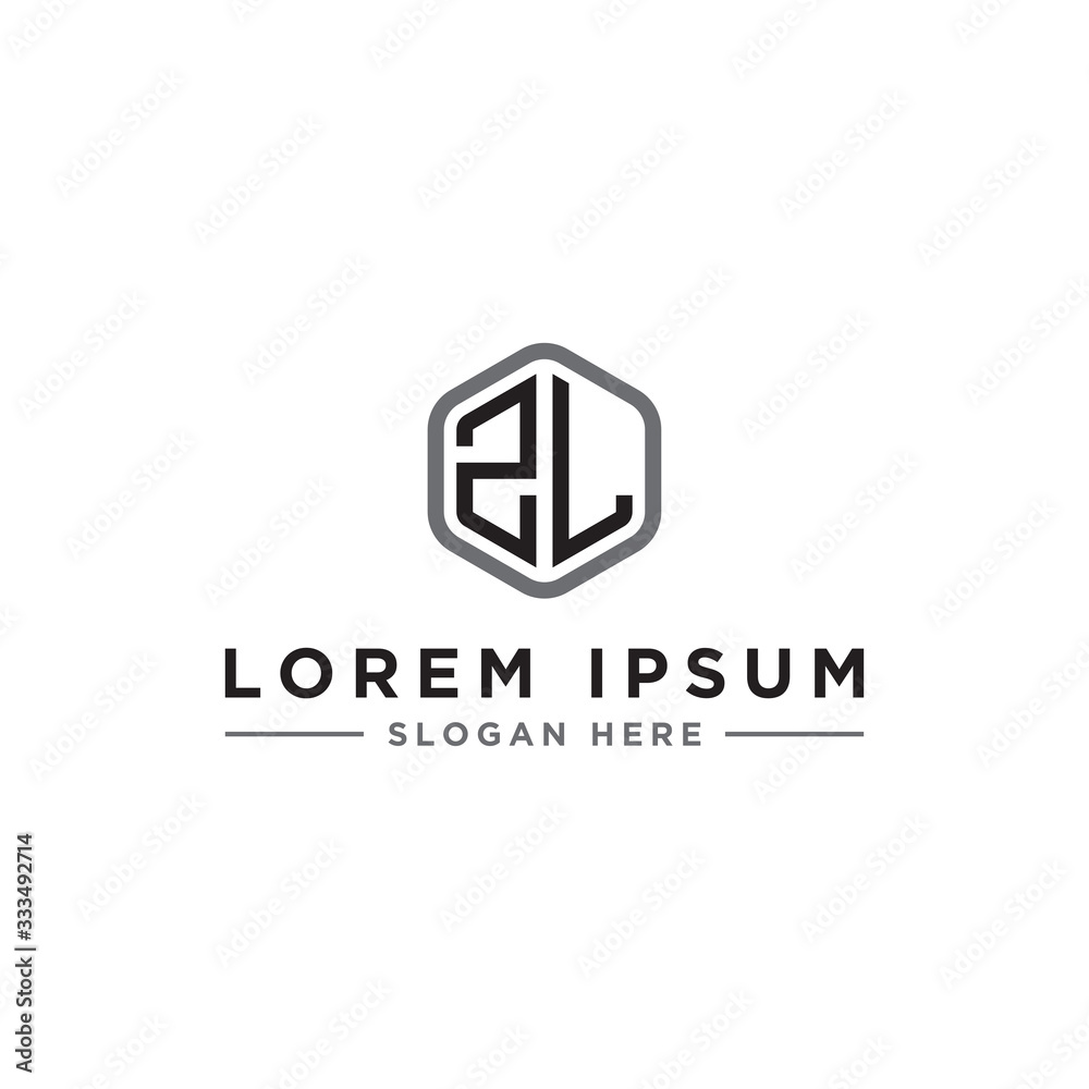 inspiring logo designs for companies from the initial letters of the ZL ...