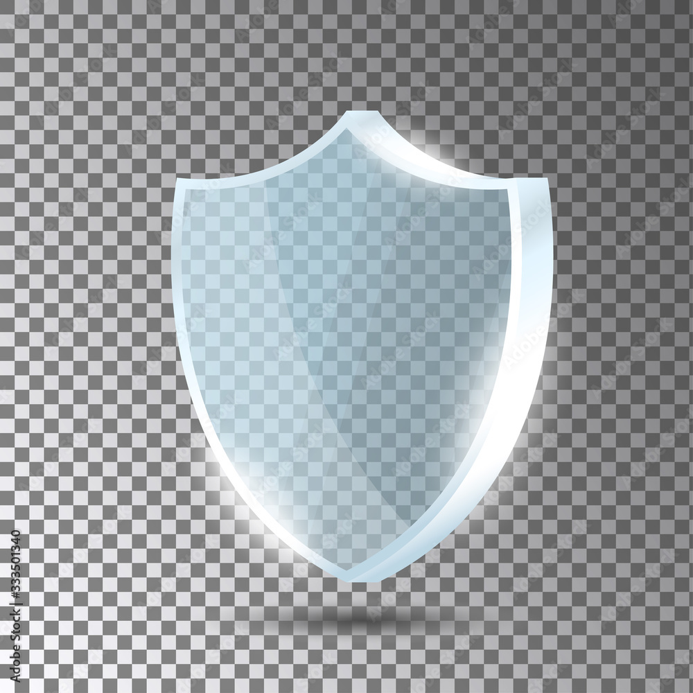 Glass shield. Blue acrylic security shield or plexiglass plate with ...