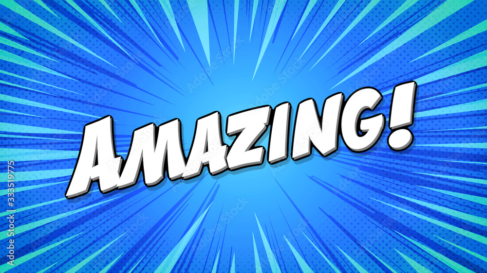 Comic Books Action Background With Commercial Text/ Illustration of a ...