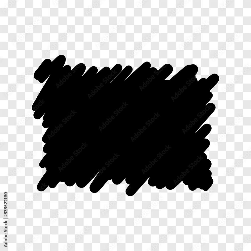 Vector of hand drawn underline on a transparent background. Stock ...