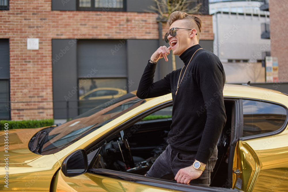 The typical guy is rich, rich parents. Rapper guy in gold chains, gold ...