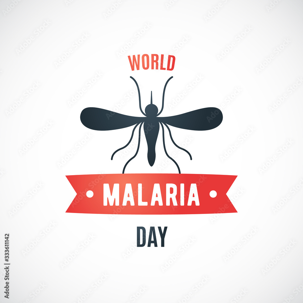 Vecteur Stock World Malaria Day. Vector design suitable for brochure ...