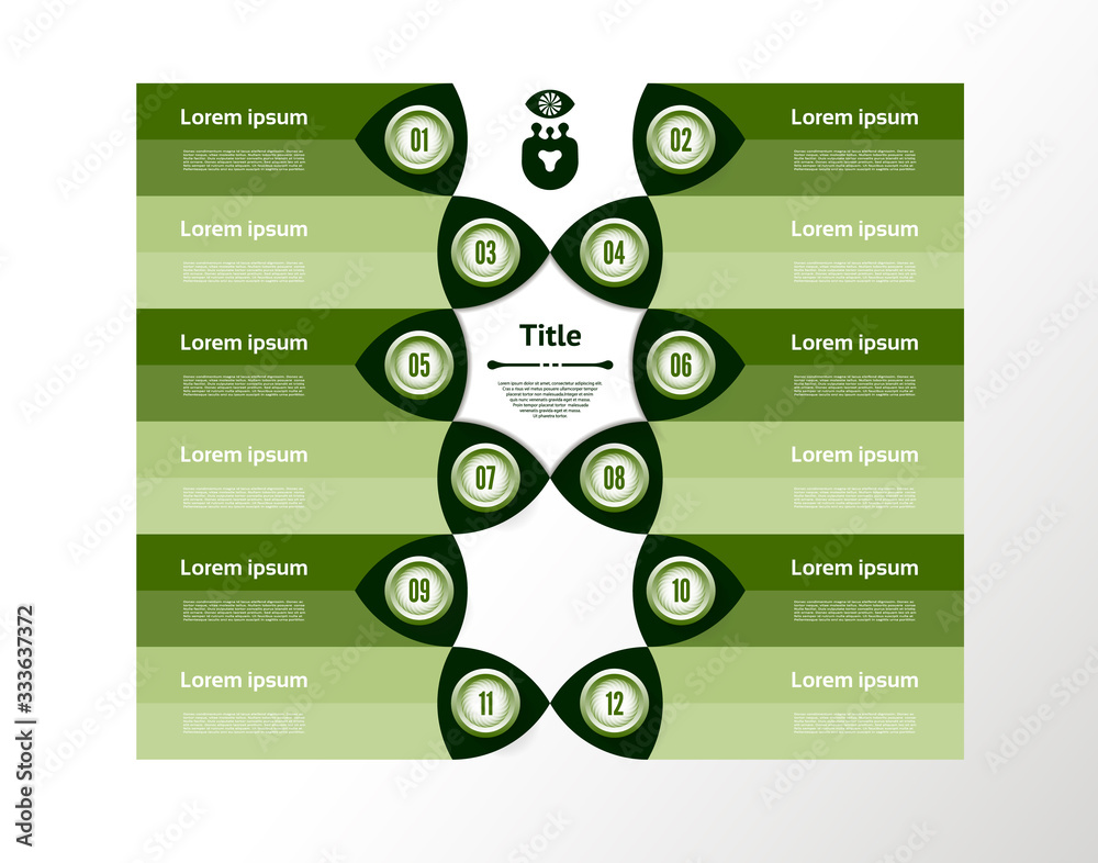Vector progress background. Template for diagram, graph, presentation ...