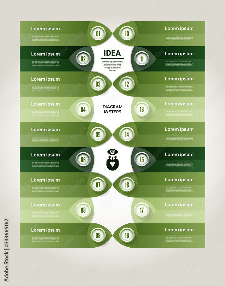 Vector progress background. Template for diagram, graph, presentation ...