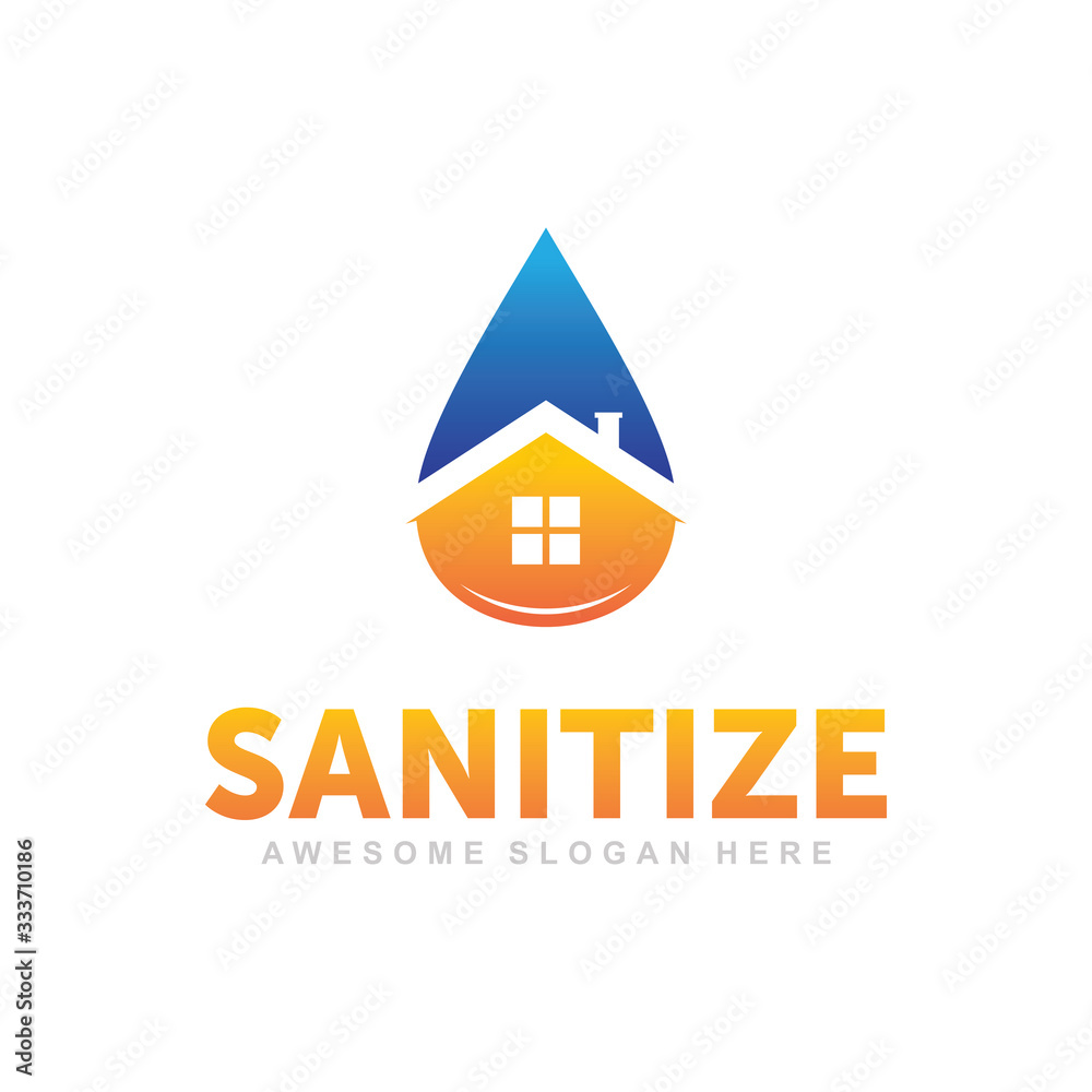 Sanitizer Logo, Sanitizer Logo Vector Stock Vector | Adobe Stock