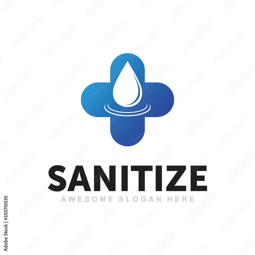 Sanitizer Logo, Sanitizer Logo Vector Stock Vector | Adobe Stock