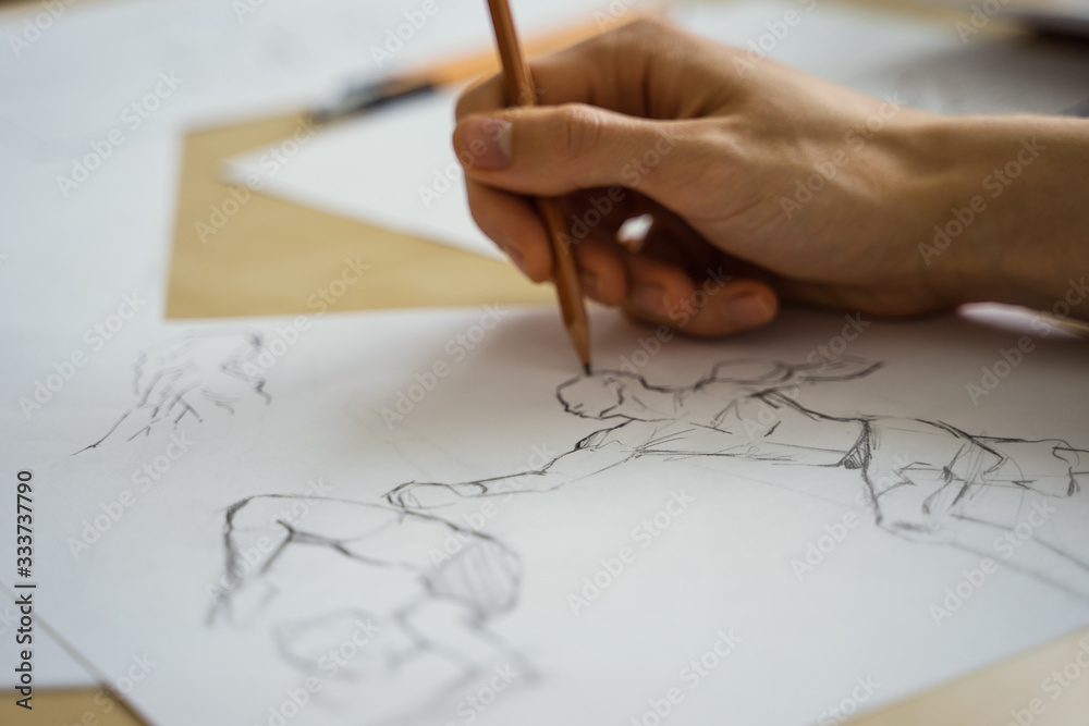 How to draw class of many figure drawing pencil and marker sketches ...