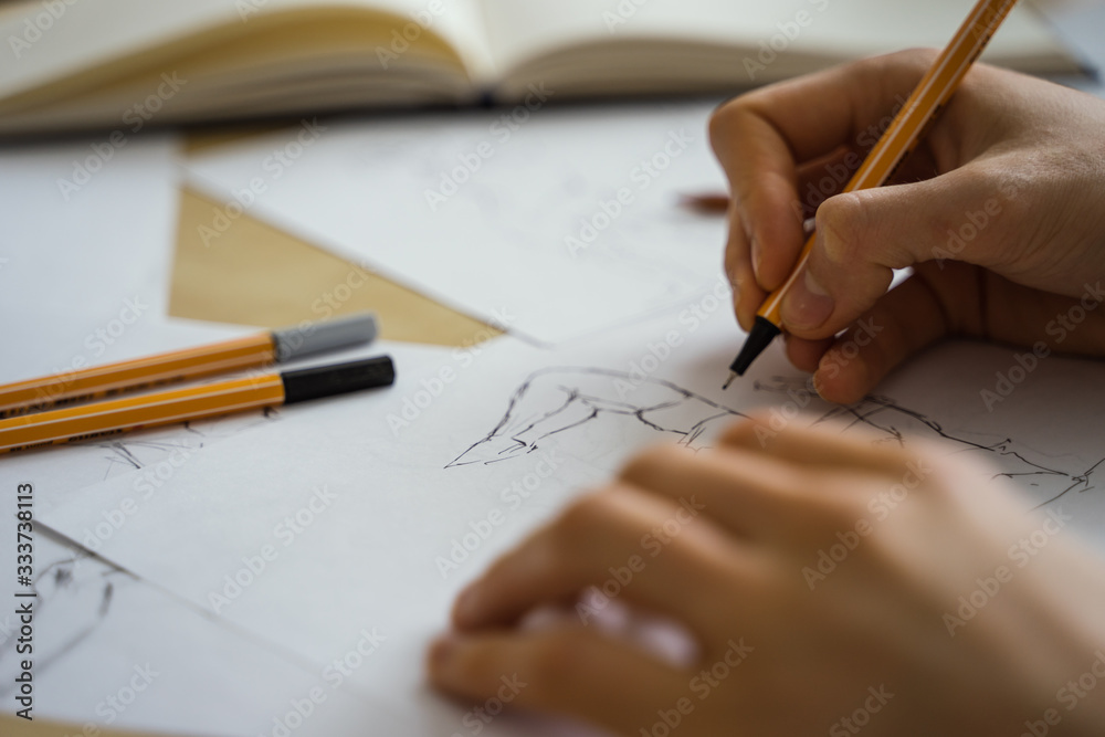 How to draw class of many figure drawing pencil and marker sketches ...