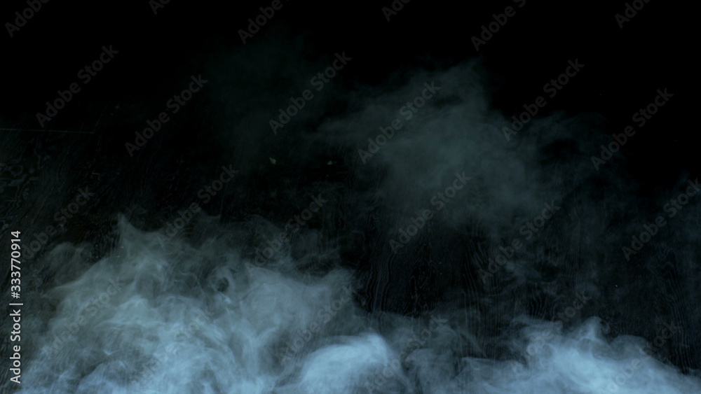 Thunder storm lightning Smoke on black background realistic photo for ...